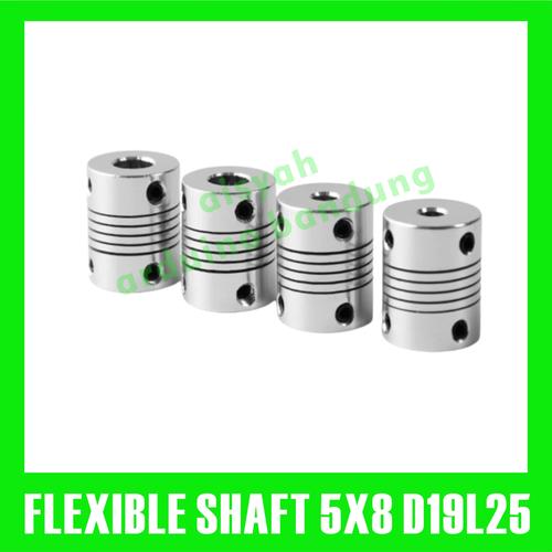 Jual Flexible Shaft 5x8 mm Coupling CNC Motor Coupler 5mm to 8 mm ...