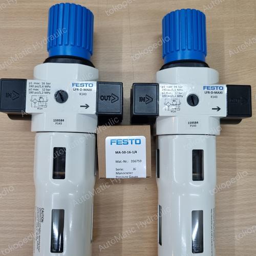 Jual FILTER REGULATOR FESTO LFR-1-D-MAXI 1 INCH 16BAR - 1 INCH ...