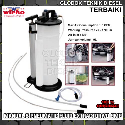 Jual Wipro Vacum Oli Manual & Pneumatic Fluid Extractor 9 Liter VO 9MP ...