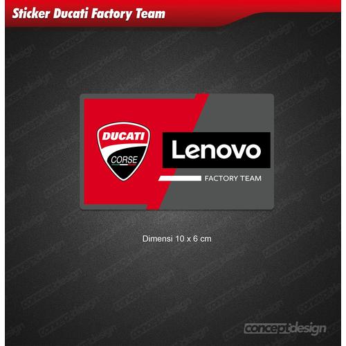 Jual Sticker Printing Ducati Factory Team - Kab. Bogor - Concept Design ...