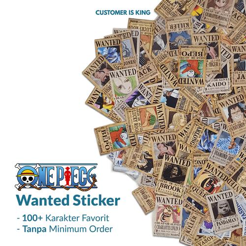 Jual Stiker Sticker One Piece Wanted Bounty Poster Murah Banyak Varian ...