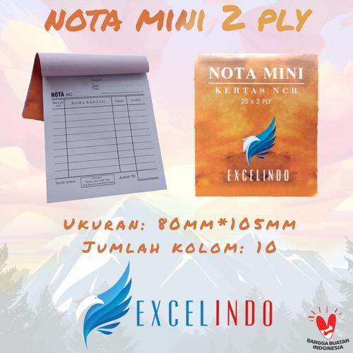 Jual Nota Mini 2 ply NCR merk Excelindo - Kota Surabaya - Excelindo ...