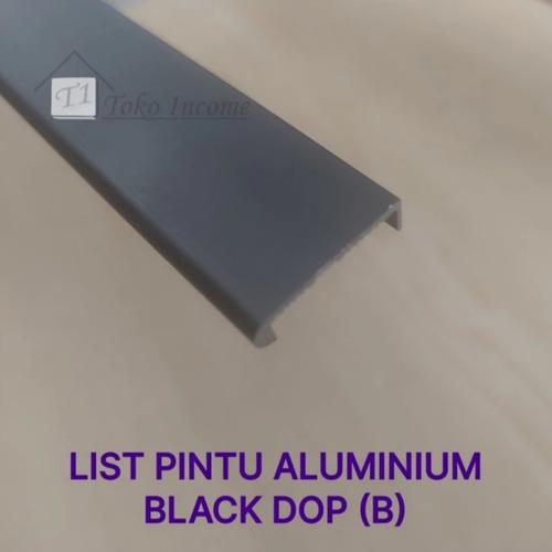 Jual Lis Pintu Aluminium HITAM Lemari Minimalis Edging Frame Profil EA ...