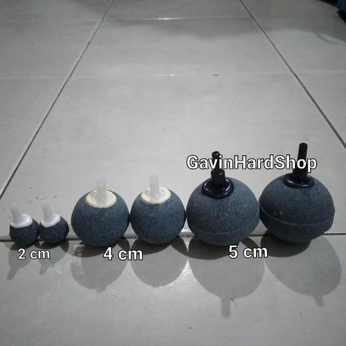 Jual Airstone batu aerasi air stone batu oksigen bulat untuk aquarium ...