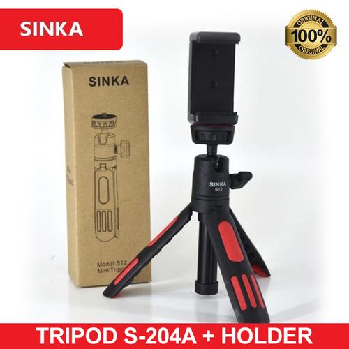 Jual Tripod SINKA S-12 + Phone Holder Mini Tripod - Jakarta Barat ...