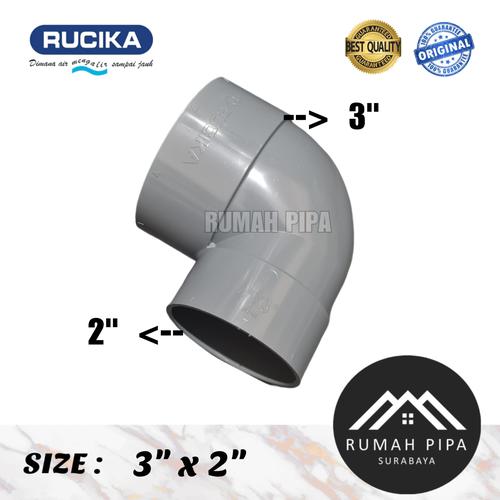 Jual Reducer Knee 3" x 2" / Reducer Elbow 3" x 2" DV - RUCIKA - Kota ...