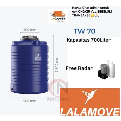 Jual TOREN AIR 500 / 1000 / 600 / 800 / 300 / 1500 LITER PENGUIN - 700L ...