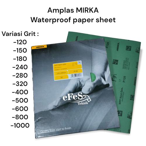 Jual Amplas MIRKA Waterproof / Amplas lembaran grit 120 - 1000 - 120 ...