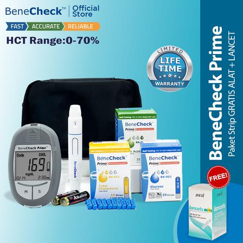 Jual BeneCheck Prime Paket Strip GRATIS ALAT - BeneCheck Prime 3 in 1 ...