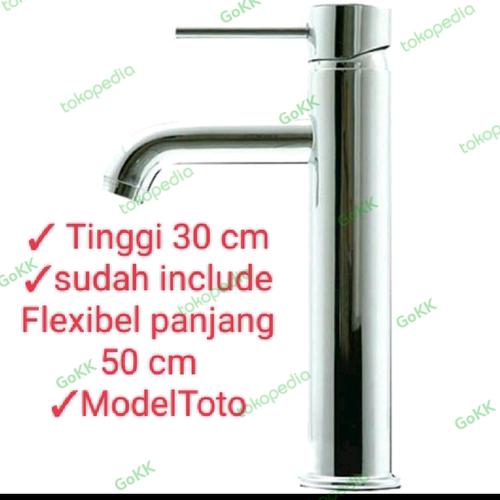 Jual keran wastafel tinggi Kran Wastafel Bambu Model TOTO Kran Panas ...