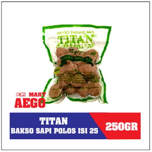 Jual Titan - Bakso sapi polos isi 25/bakso sapi murah/bakso enak ...