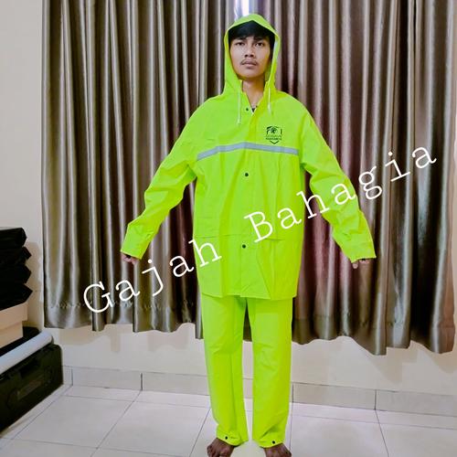 Jual Jas hujan safety industrial setelan baju celana Mantel hujan ...