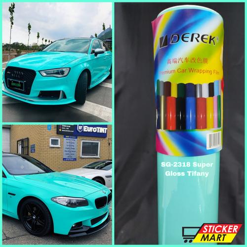Jual Sticker Premium Derek Super Glossy Tifany 50 cm Meteran - Kota ...