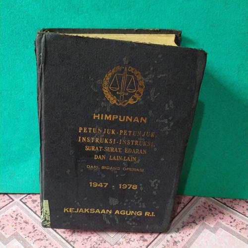 Jual BUKU HIMPUNAN PETUNJUK, INSTRUKSI, SURAT-SURAT EDARAN DAN LAIN ...