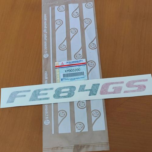 Jual Sticker Stiker Label FE84GS Original Mitsubishi Canter Euro 4 ...