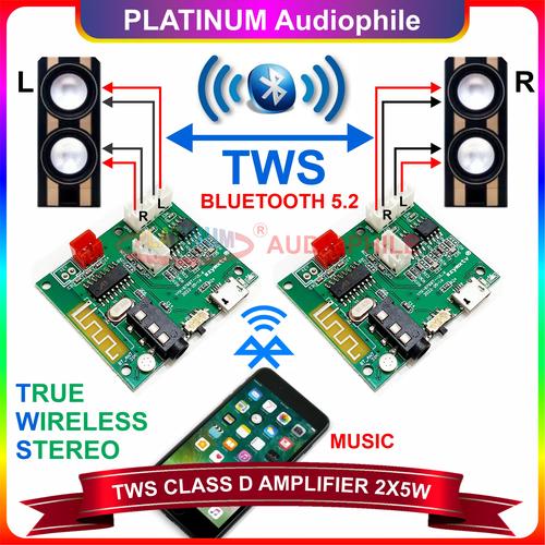 Jual Modul Bluetooth TWS Amplifier Mini Class D 2X 5W Modul Bluetooth 5 ...