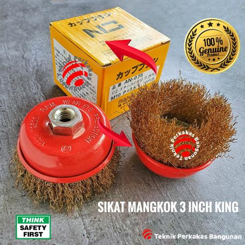 Jual sikat mangkok bulat gerinda king 3 inch 70SM3 - Jakarta Barat ...
