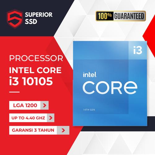 Jual Processor Intel Core i3 10105 Box - LGA 1200 - Jakarta Pusat - Superior SSD | Tokopedia