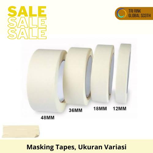 Jual Lakban Kertas Masking Tape - 24 mm x 15 M - Kab. Karawang - TRI ...