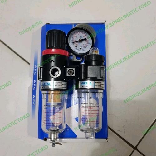 Jual AIR FILTER REGULATOR DOUBLE AIRTAC AFC-2000-02 1/4" - Jakarta Barat - HIDROLIK ...