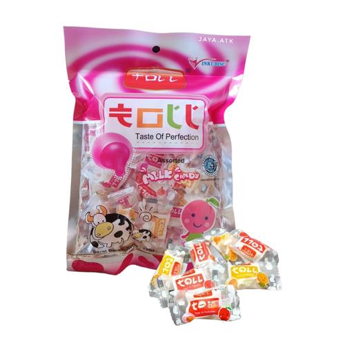 Jual PERMEN SUSU TOLL ASSORTED MILK CANDY 120 GRAM 30 PCS RASA BUAH ...