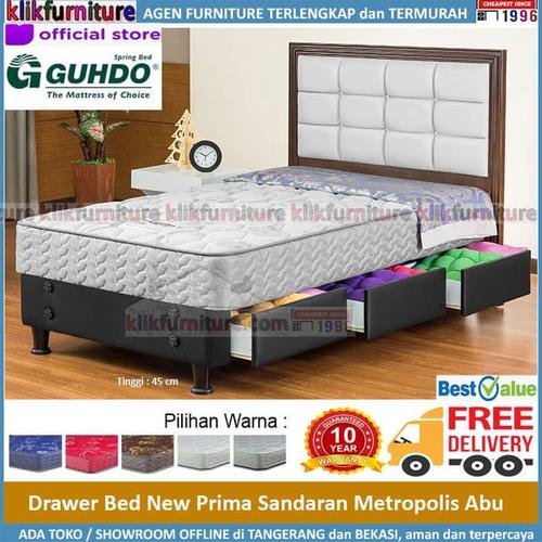 Promo Springbed Guhdo DRAWER BED New Prima Sandaran Metropolis - Set ...