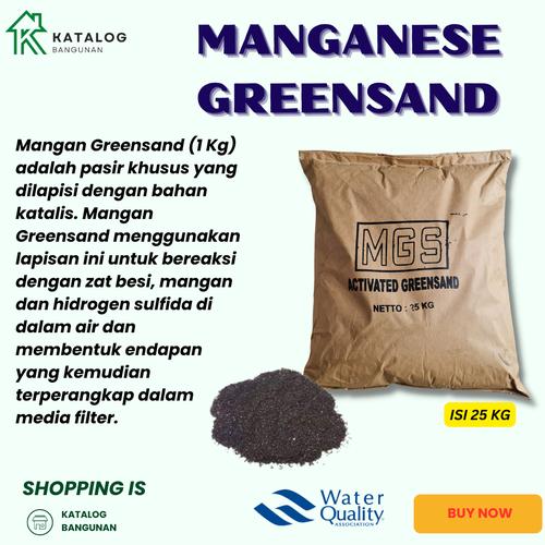 Jual MANGANESE GREENSAND MGS MEDIA FILTER AIR - MENGURANGI ZAT BESI ...