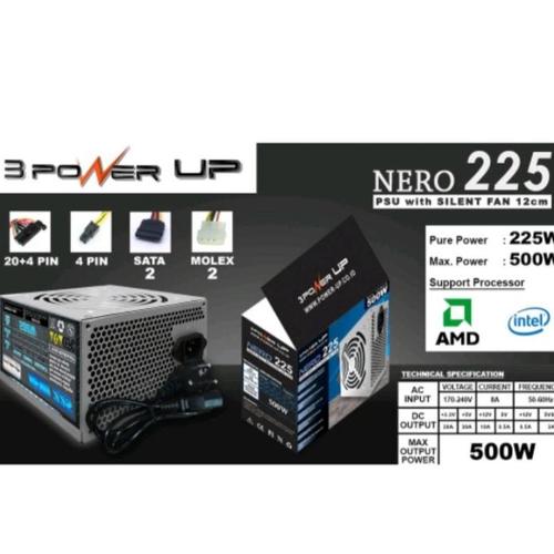 Jual PSU PC Power Up 500w/ PSU Power-up 500 watt power supply - Jakarta ...