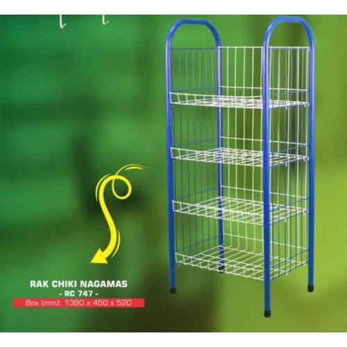 Jual RAK CHIKI DRAGON Rak Warung Rak Display Rak Ciki Chiki Susun 4 ...