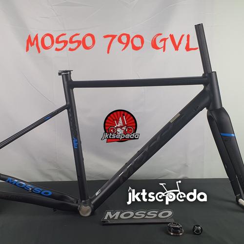Jual Frame Sepeda Gravel Bike Mosso 790 GVL - Black Blue, 47 S ...