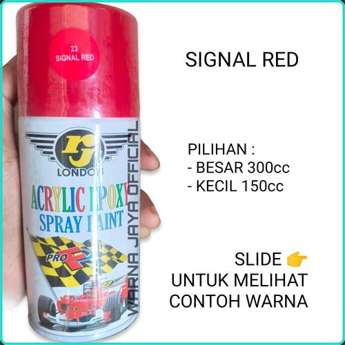 Jual Cat Semprot Pilok Pilox Pylox Signal Red Merah Cabai Ferrari Glossy RJ - 150cc, Signal Red ...