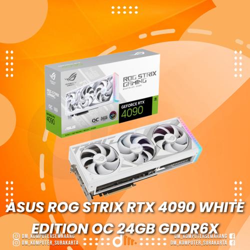 Jual ASUS ROG STRIX RTX 4090 WHITE EDITION OC 24GB GDDR6X - VGA CARD ...