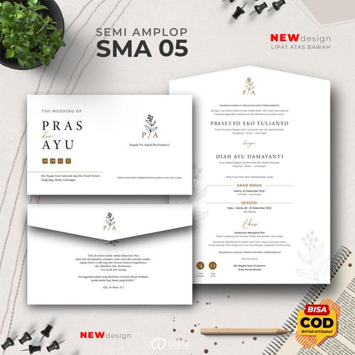 Jual Undangan Nikah Pernikahan Semi Amplop, Kekinian, Floral, Rustic ...