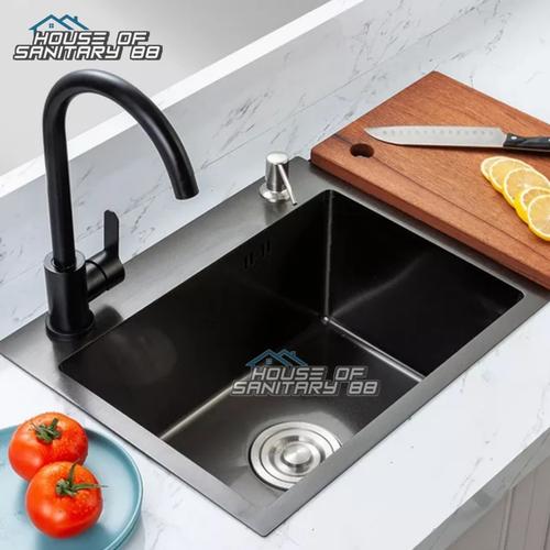 Promo Kitchen sink HITAM 5243 Stainless/ Bak cuci piring warna hitam ...