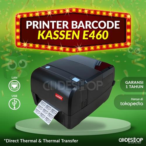 Jual Barcode Printer GPrinter GP1224T Cetak Label Pengiriman Marketplace - Kassen E460 - Jakarta ...
