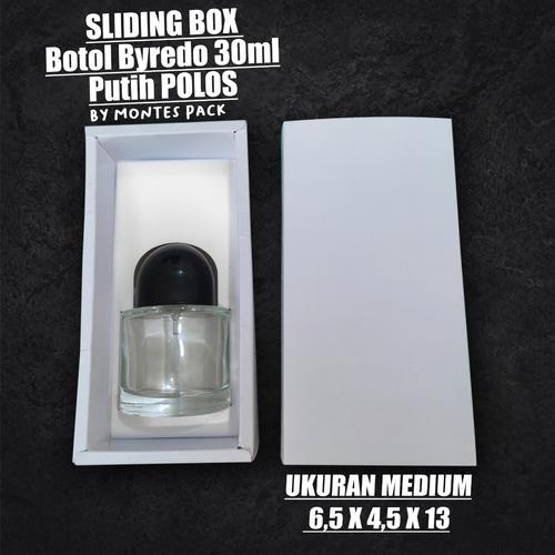 Jual SLIDING BOX PUTIHAN / . 30ml / Slide Box parfum / Box botol byredo ...