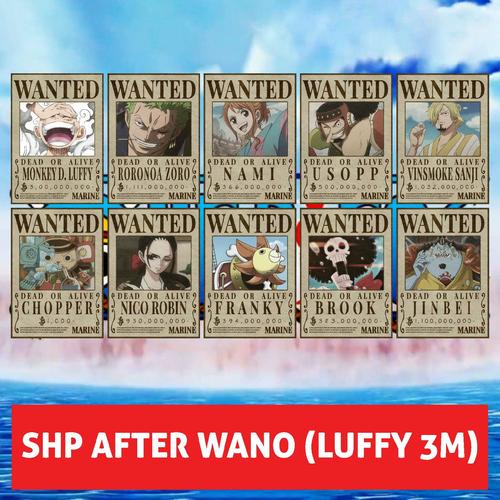 Jual Poster Bounty One Piece Update After Wano Paling Lengkap - SHP ...