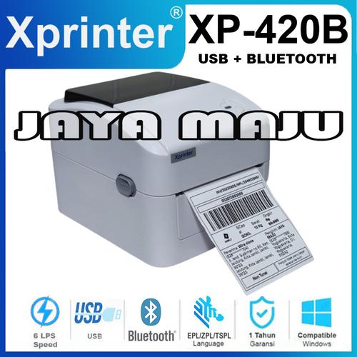 Jual PRINTER BARCODE THERMAL XPRINTER XP-420B SIZE 110mm / 4 X 6 Inch ...