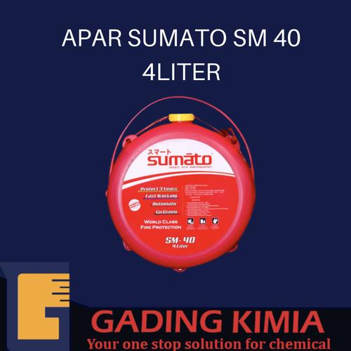 Jual APAR Alat Pemadam api ringan SUMATO SM 40 4 Liter - Jakarta Utara ...