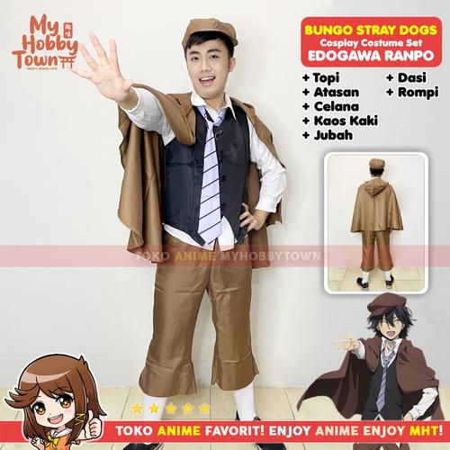 Jual Kostum Cosplay Anime Bungou Stray Dogs Ranpo Edogawa - S - Kab ...