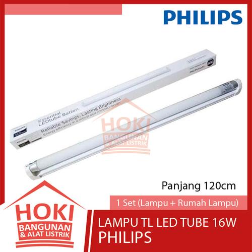 Jual LAMPU LED TUBE T8 PHILIPS 16W Putih - TL 16 Watt Panjang 120cm 1200mm - Lampu Saja - Kota ...