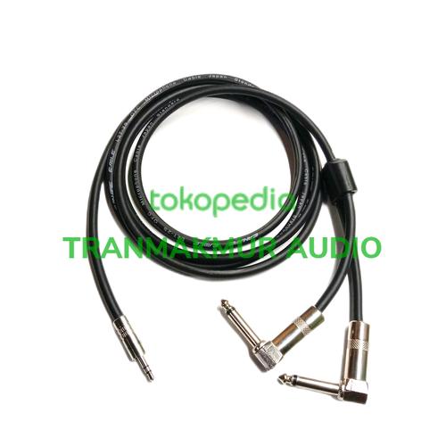 Jual Kabel Audio aux Jack 3,5mm Stereo to 6,5mm 2 Akai Mono Model L - 1 Meter - Jakarta Barat ...