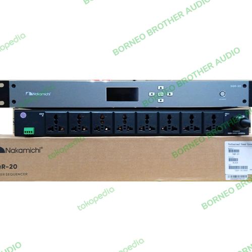 Jual Nakamichi SQR-20 SQR 20 Original Power Sequencer 8 Channel ...