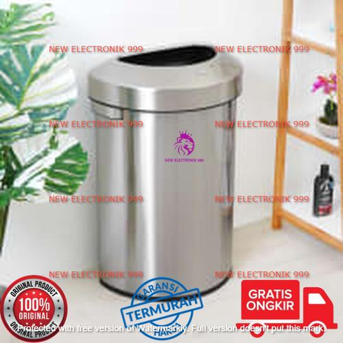 Jual Eko 60 Ltr Urban Tempat Sampah Semi Round Stainless Steel Matt - Jakarta Barat - New ...