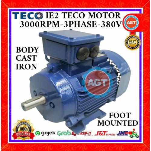 Jual TECO MOTOR IE2 AESV2S 1.5KW 2HP 3PHASE 2P 3000RPM B3 90S-2 - Jakarta Pusat - TOKO AGT-JKT ...