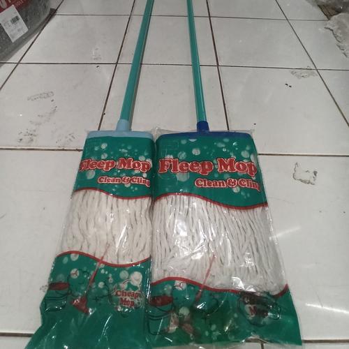 Jual Pel Murah dengan Gagang/ Pel Fleep Mop ukuran Kecil dan Besar+ ...