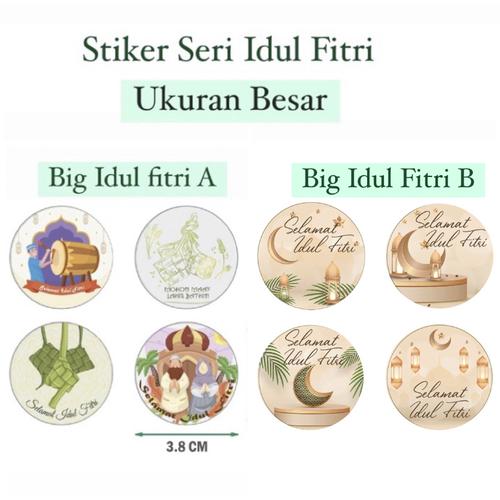 Jual Stiker Ucapan Idul Fitri Lebaran Ramadhan Eid fitri Sticker Seal ...