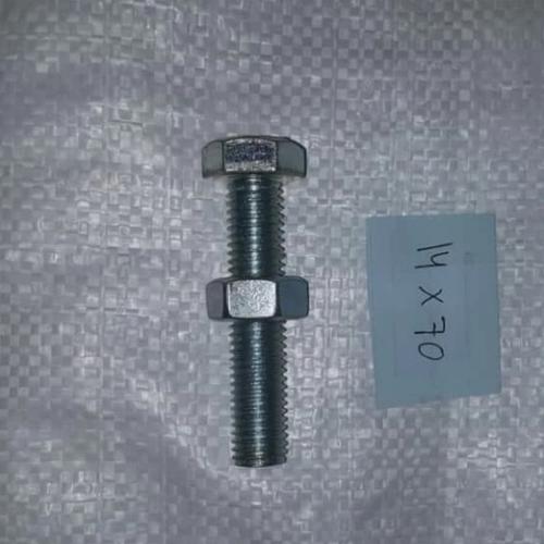 Jual Baut Mur Putih Galvanis /Mur + Baut Putih Galvanis Murah macam ukuran - M14 X 70 - Jakarta ...