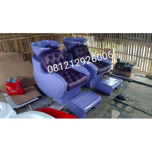 Jual kursi keramas salon dan barber tipe banana, model duduk fiberglass ...