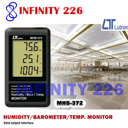 Jual Humidity/Barometer/Temp. Monitor Lutron MHB-372 - Jakarta Barat ...